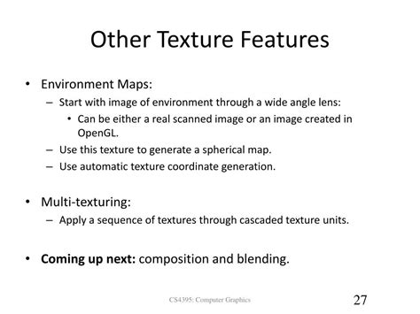 ppt opengl texture mapping powerpoint presentation free download