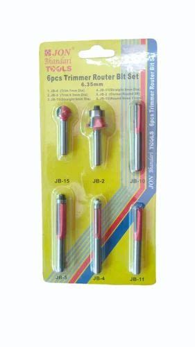 Stainless Steel Trimmer Router Bits Set At ₹ 350 Piece In Ahmedabad Id 25273632433