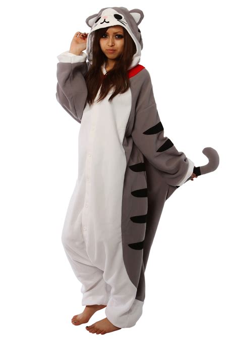 Tabby Cat Pajama Adult Costume