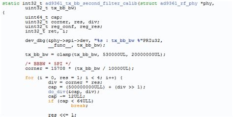 Ad9361 Bb Second Filter Question Qanda Design Support Ad9361 Ad9363