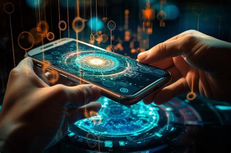 Premium Photo Human Connect With Digital World