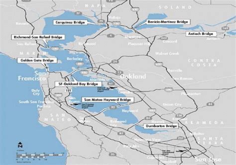 Bay Area Bridges Map San Francisco Oakland Bay Bridge · Apple Maps