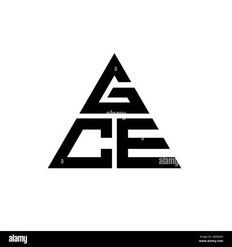 Gce Triangle Letter Logo Design With Triangle Shape Gce Triangle Logo Design Monogram Gce