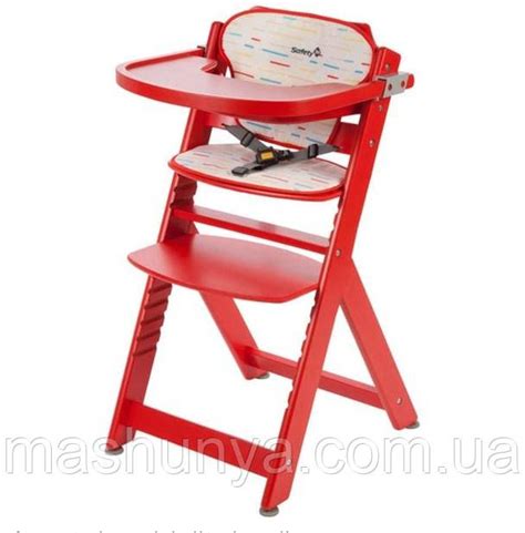 Стульчик для кормления деревянный Safety 1st Timba Красный (ID ...