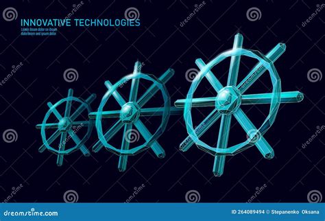 Wheel Helm Computer Developer App Concept Business Digital Open Source