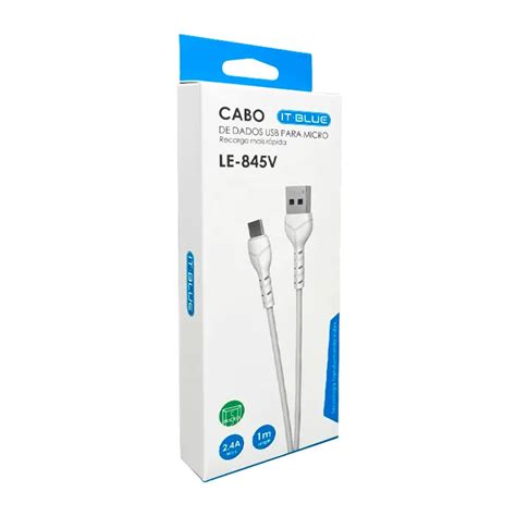 cabo de dados usb v8 1 metro it blue nova trida eletrÔnica