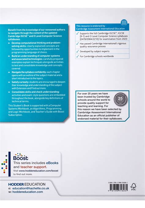 Cambridge Igcse And O Level Computer Science Second Edition