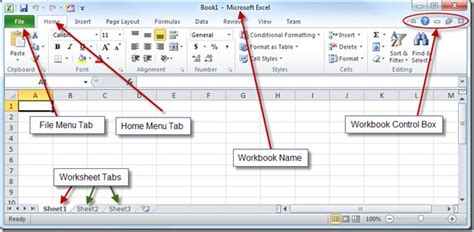 Workbook Components Microsoft Excel Formulas Workbook Microsoft Excel