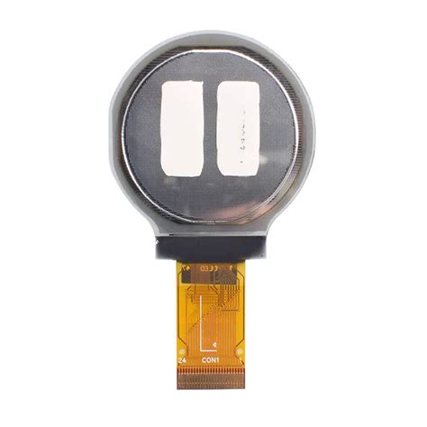 1 18 Inch Round Oled Graphic Display 128x128 Monochrome With Mcu Spi I2c Displaymodule