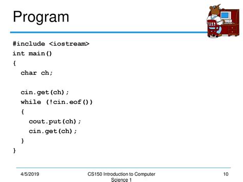 cs150 introduction to computer science 1 ppt download