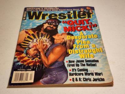 The Wrestler Magazine Holiday 1989 Mick Foley Jericho Jason Sensation