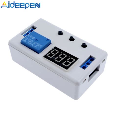 Aideepen Dc 12v 24v Time Delay Relay Led Digital Automation Timer Control Switch Timing Relay