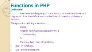 Complete Guide And Tutorials For PHP Functions With Example DevOpsSchool