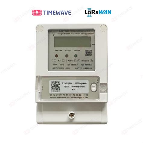 Lorawan Single Phase Secure Electric Smart Meter Lorawan Multifunction Load Identification