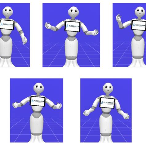 gestures used in the promotion focused robot behavior download