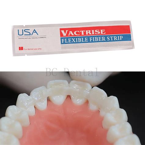Dental Fiber Strip Splint Flexible Fiber Composite Light Resin Cure Bonding Strips Retainer