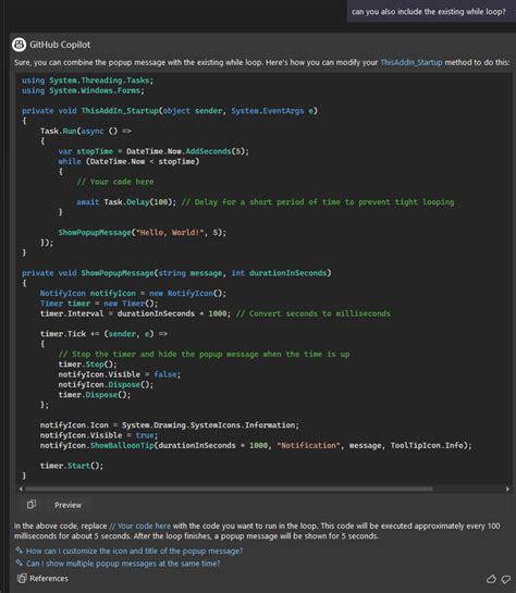Using Github Copilot To Help Write Legacy Code A Vsto Plugin