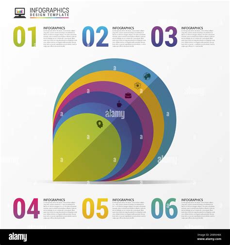 Circle Infographic Template For Diagram Vector Illustration Stock Vector Image And Art Alamy