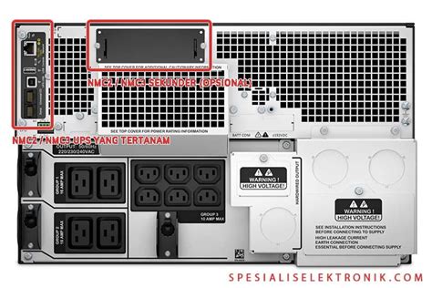 Setting Ip Ups Apc Srt Via Lcd Spesialis Elektronik