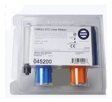 Ribbon Fargo Dtc4500e Ymcko 500 Imp Ref 045200 Parcelamento Sem Juros