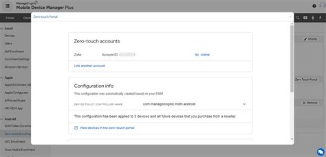 Android Zero Touch Enrollmentzte For Enterprises Manageengine Mobile Device Manager Plus
