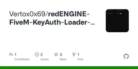 Github Vertox X Redengine Fivem Keyauth Loader O