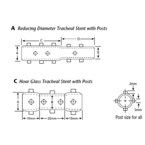 Reducing Diameter And Hour Glass Stents Hood Laboratories