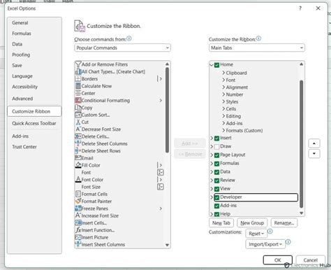 How To Insert A Button In Excel Electronicshub