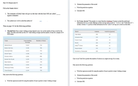 Solved Stat 331 Homework 3 B Estimate The Parameters Of