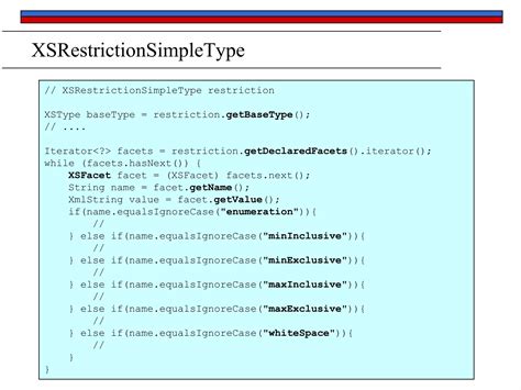 Java And Xml Schema Ppt