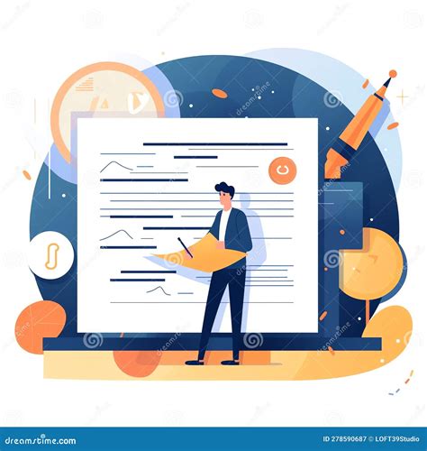 Smartcontractmanagementsystem5 Stock Illustration Illustration Of Business Manager 278590687