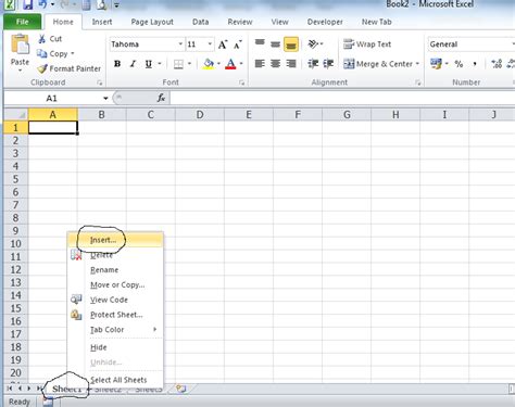 Shortcut Key To Insert New Worksheet In Excel