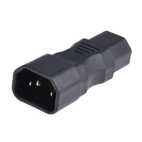 css iec 320 c14 male to c15 female socket power adapter travel converter in electrical sockets