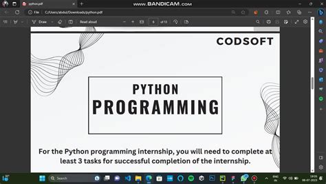 Video Abdul Saleem On Linkedin Python Internship Codsoft