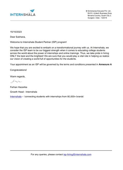 Subhana Waseem On Linkedin Internship Newjourney