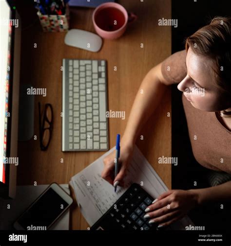 Typing On A Calculator Hi Res Stock Photography And Images Alamy