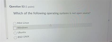 solved question 53 1 ﻿point which of the following