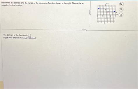 Solved Determine The Domain And The Range Of The Piecewise