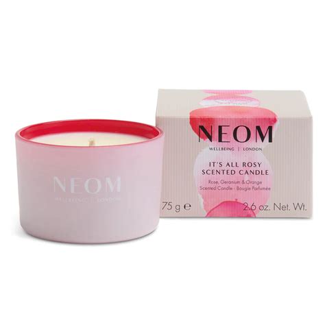 Neom Its All Rosy Scented Travel Candle Jo And Co Home