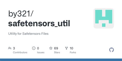 Github By321safetensorsutil Utility For Safetensors Files