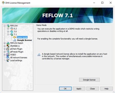 Feflow 74 Documentation License Installation Feflow 74 Documentation License Installation