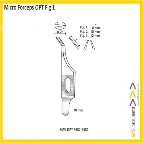 Micro Forceps Ophthalmology Instruments Eye Surgery Nazmed Sms
