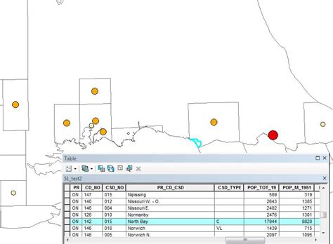 Arcgis Desktop Graduated Symbols Not Appearing For All Polygons Geographic Information