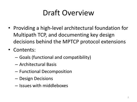 PPT MPTCP Architecture Draft Ietf Mptcp Architectue PowerPoint Presentation ID