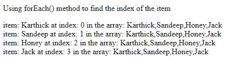 Javascript Foreach Array Learn The Examples Of Javascript Foreach Array