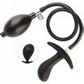 Flared Base Inflatable Butt Plug Trainer For Comfortable Long Term Wear Yw7002 Lan Yu