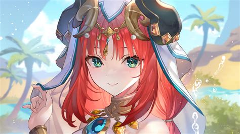 Nilou Genshin Impact Game K I Wallpaper Pc Desktop