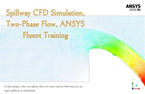Spillway 2 D And Transient Cfd Simulation Two Phase Flow Ansys Fluent Training Mr Cfd