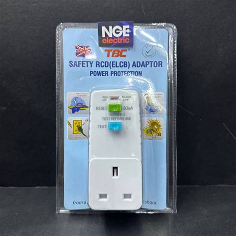 [promosi] Tbc Sirim 13a Rcd Elcb Residual Current Device Safety Power Protector Anti Shock