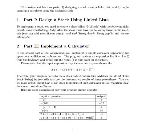 Solved This Assignment Has Two Parts 1 Designing A Stack